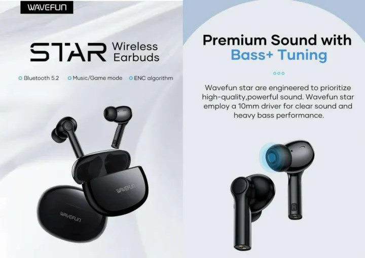 Wavefun Star Wireless Earbuds | Daraz.com.bd