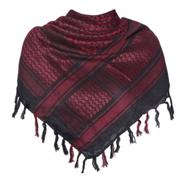 Men Women Outdoor Hijab Tassel Shemagh Climbing Desert Arab Scarves ...