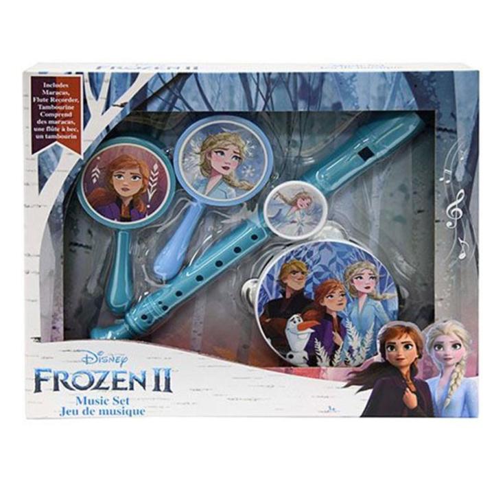 Frozen 2 Music Set For Kids | Maracas, Flute Recorder And Tambourine ...