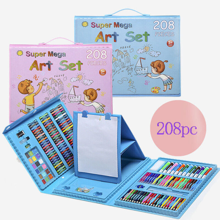 Drawing Art Set Painting Drawing Supplies 208 Pcs For Kids Box Artist ...