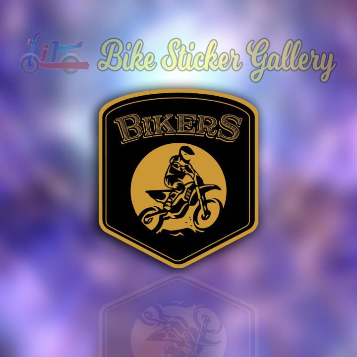 Bike Sticker - BIKERS ( Waterproof & Premium quality)/ Bike Sticker ...