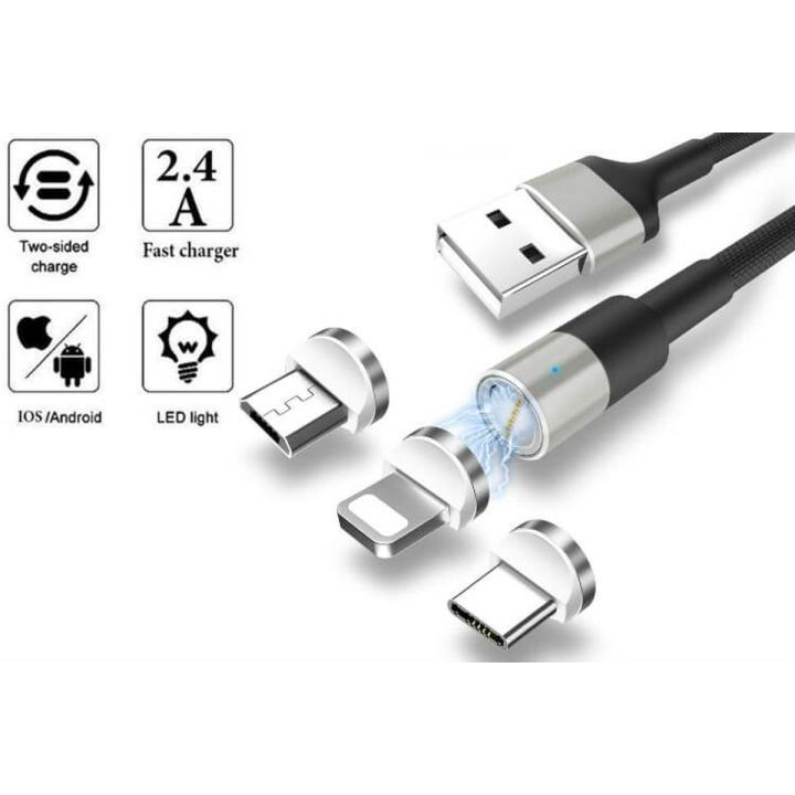 X-Cable Metal Magnetic Cable Fast Charging Micro USB Cable Type C ...