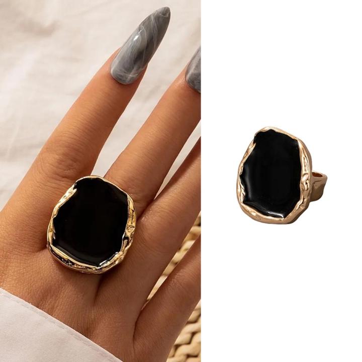 New 2023 Exaggerated Geometrically Irregular Rings for Women Girl Ins New Accessories | Daraz.com.bd