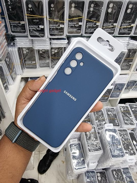 For Samsung Galaxr M35 5G Liquite Silicone Mobile Back Cover Case ...