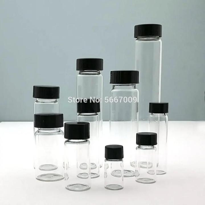 2ml to 60ml Transparent Glass sample vial Laboratory Reagent bottle ...