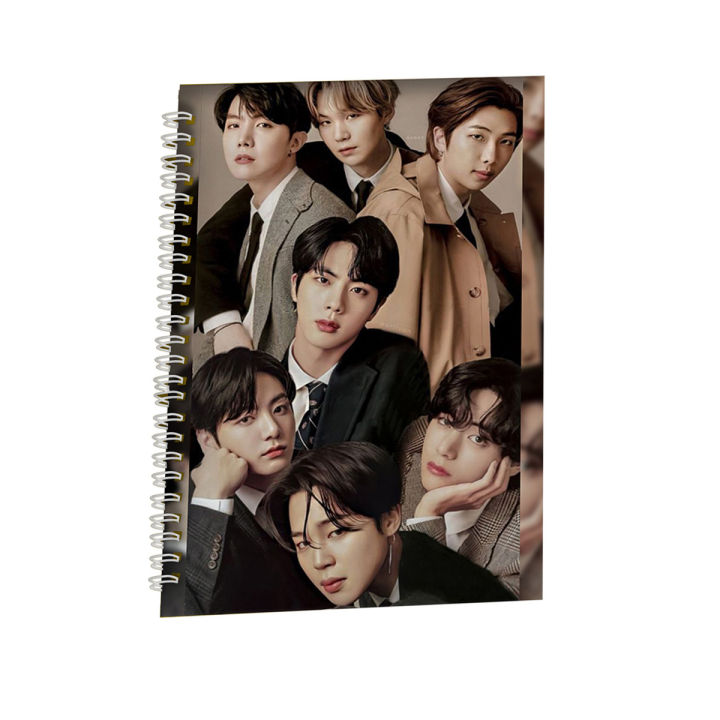 BTS Notebook HD Print Waterproof Double Spiral Pages | Daraz.com.bd