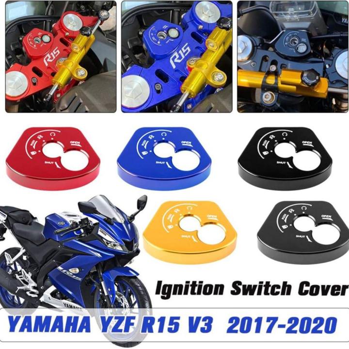 Yamaha R15 V3 Ignition Switch Cover Key Cover (Multicolor) 1 Piece ...