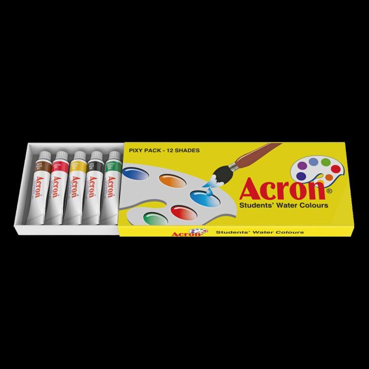 Acron Students Water Colour Pixy Pack 12x5 ml Tubes | Daraz.com.bd