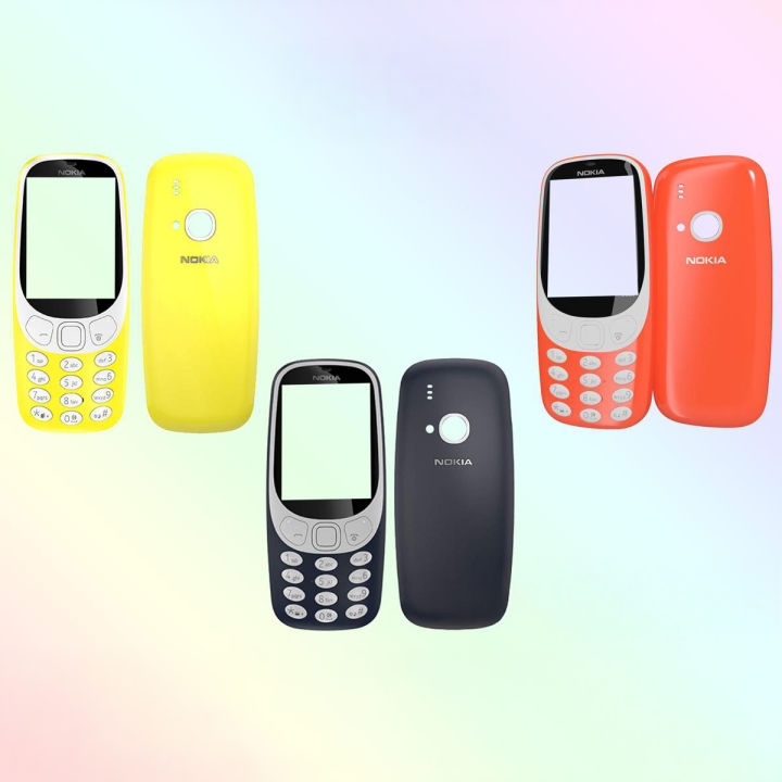 Full Body Phone Case for Nokia 3310 - Durable Orange Cover with Camera ...