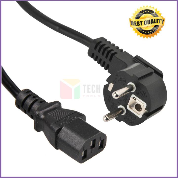 Power Cable 1.5m For Desktop Pc ( 2 PIN ) | Daraz.com.bd
