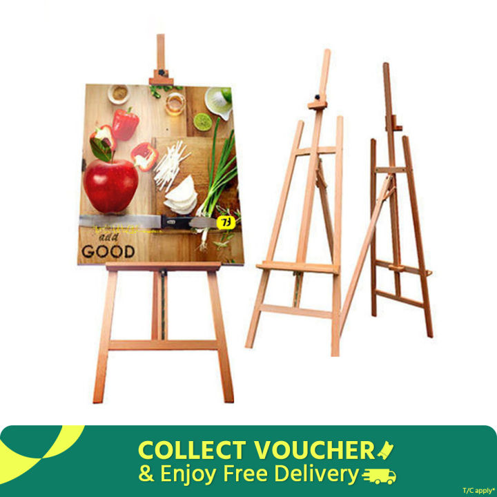 Art Canvas Stand, Wooden Easel 6/ 8/ 12/ 18 / 24/ 36/ 48 Inches for ...