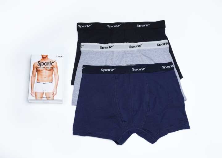 3 pieces 3 colours imported Spark Men's Boxer Briefs underwear for Boys ...