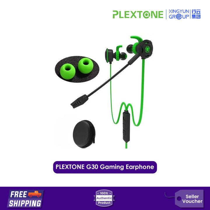 Plextone G30 PC Gaming Headset With Microphone In Ear Bass Noise ...