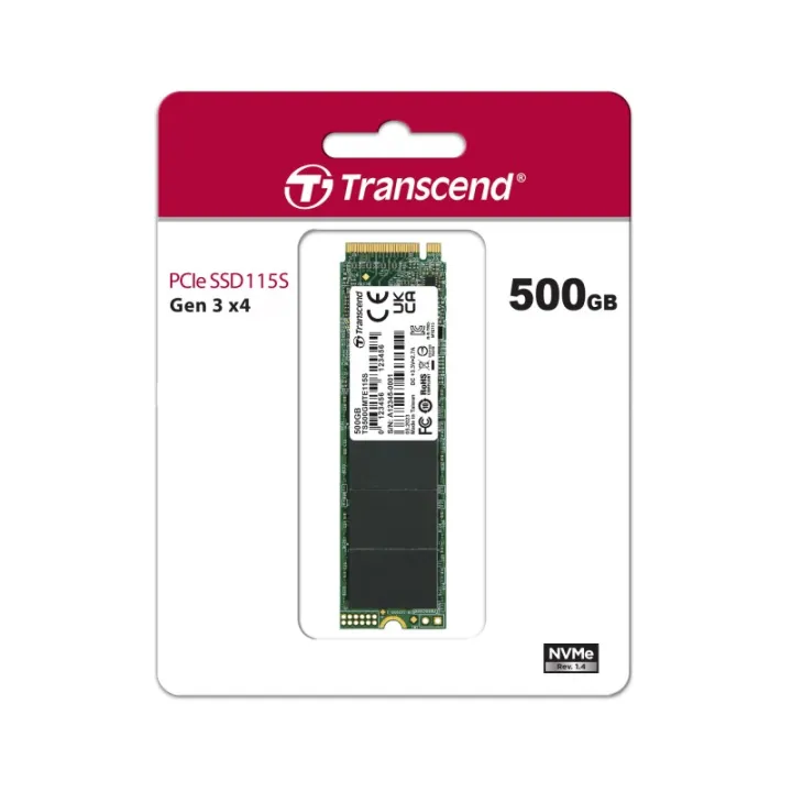 Exceptional Quality - Transcend 500GB 115S NVMe M.2 2280 PCIe Gen3x4 ...