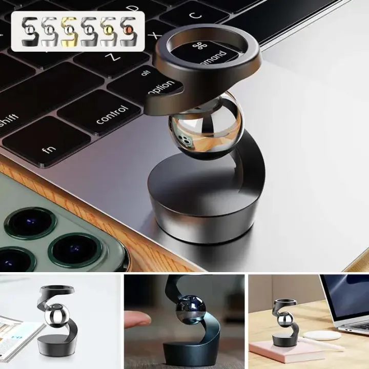 Gravity Defying Kinetic Desk Toy Desktop Levitating Gyro Stress Relief ...