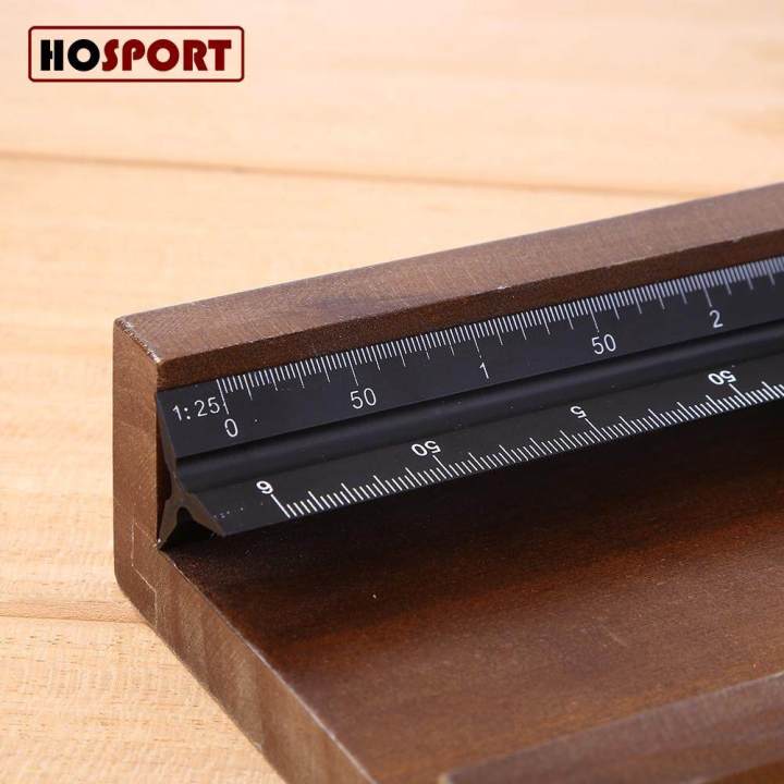 30cm Triangular Architect Scale Ruler Aluminum Scale Ruler for Drafting ...