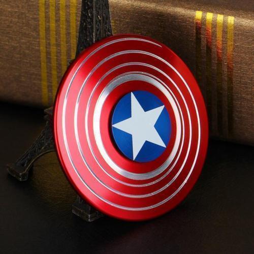 Captain America Fidget Metal Spinner - Red colore | Daraz.com.bd
