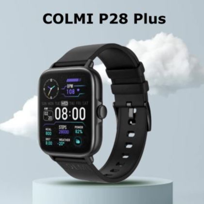 Colmi P28 Plus Smart Watch Square Shape 1.69" Inch IPS Display | Daraz ...