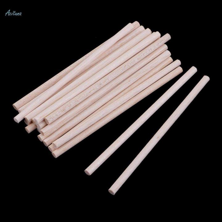 Balsa wood stick unfinished diy wooden modeling stick 20pcs 120mm ...