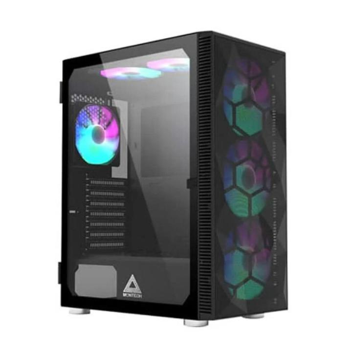 Montech X3 Mesh Black ATX Mid Tower High Airflow PC Gaming Case | Daraz ...