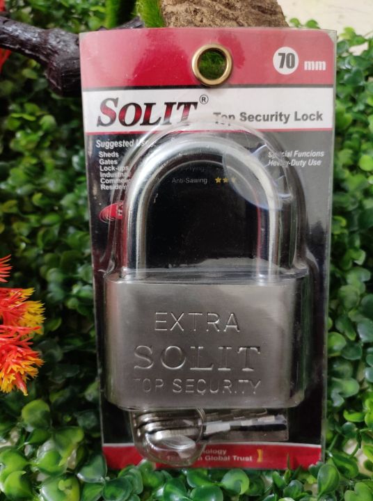 Solit Top Security Padlock 70mm | Daraz.com.bd