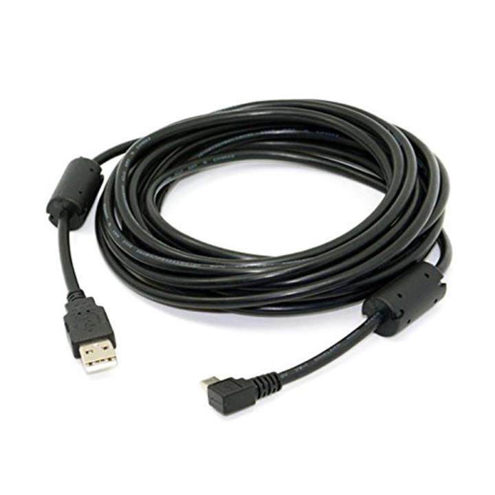 5pin 90 Degree to USB 2.0 Male Cable with EMI Ferrite Core 5 Meters ...