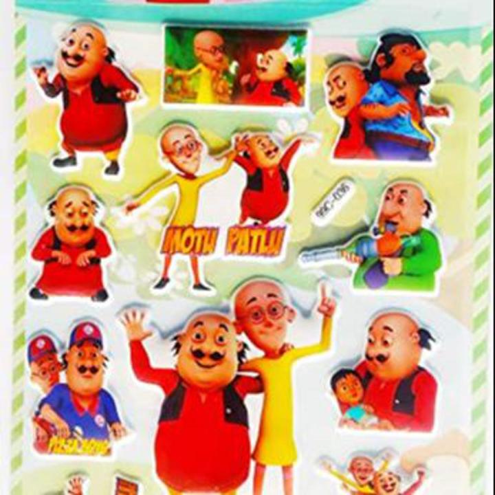 Motu Patlu cartoon Sticker for Children 5 Pkt | Daraz.com.bd