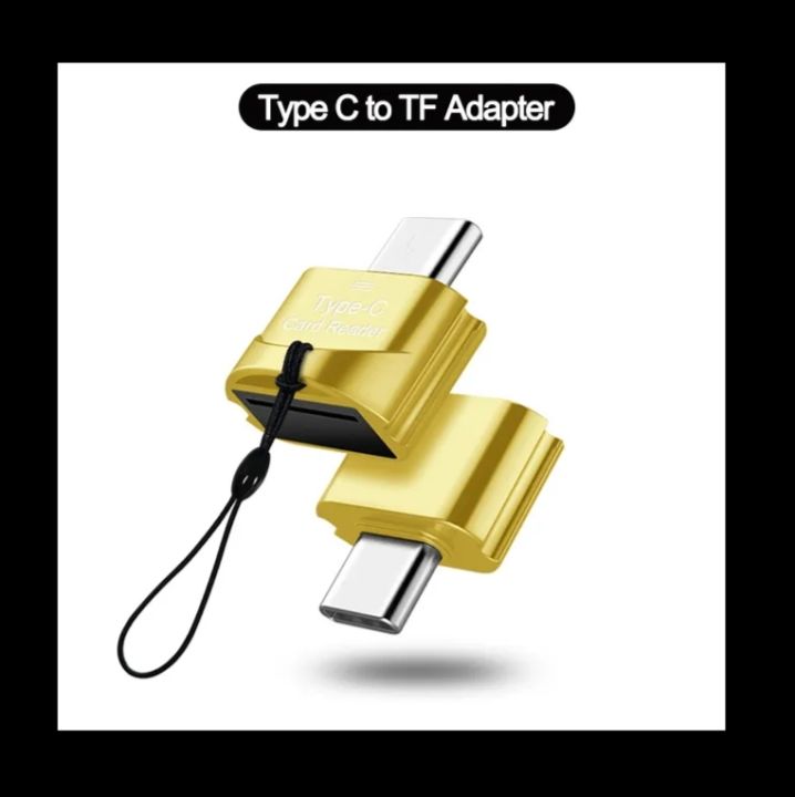 Type C To Micro-SD TF Adapter OTG USB Adapters Smart Memory Card Reader ...