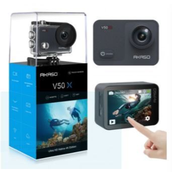 Akaso V50X Native 4K 30 Fps Wifi Action Camera with Eis Touch Screen ...