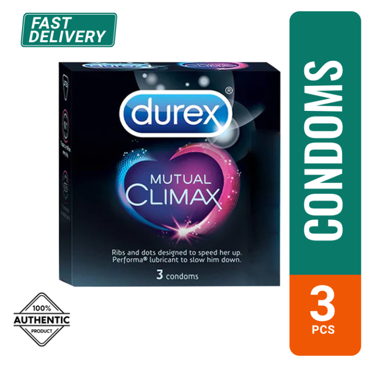 Durex Mutual Climax Condom - 3Pcs Pack (Made In India) - Condom | Daraz.com.bd