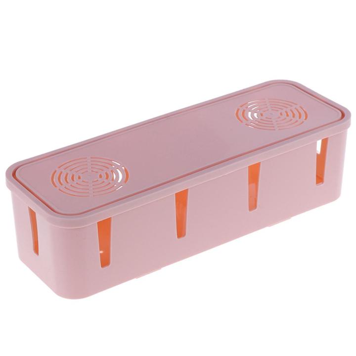 Table Cable Power Plug Storage Box Case Cord Wire Socket Safety Tidy ...