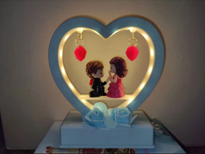 URVI Creation Battery Operated Couple Showpiece Best Valentines Day ...