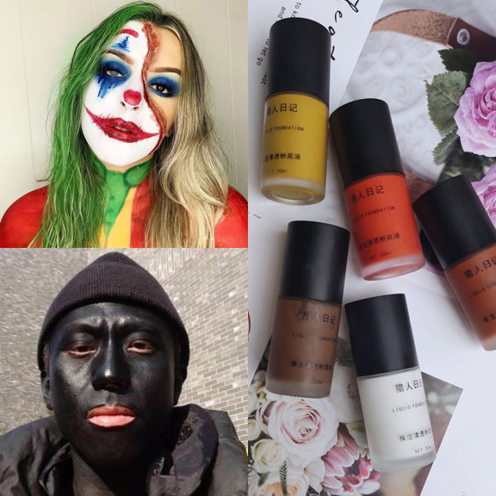 2024 White Foundation Yellow Black Blue Red Bronze Violet Brown Color ...