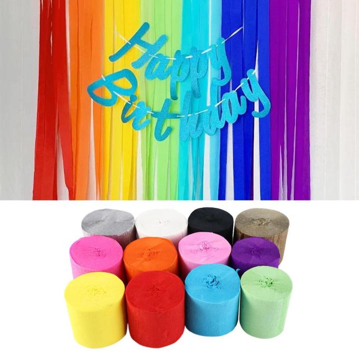 Handmade DIY For Wedding Birthday Party Photography Backdrops Crepe ...