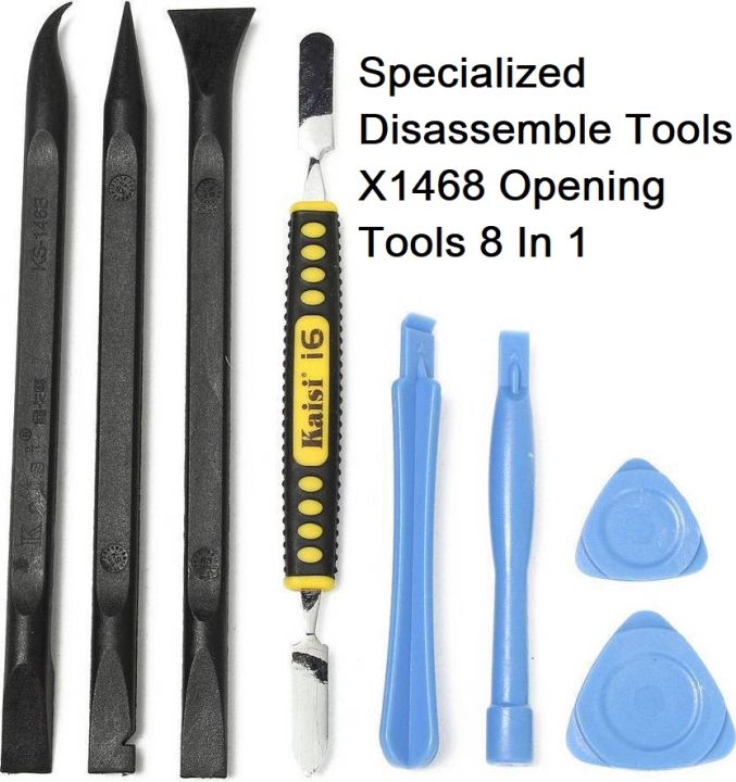 X1468 Opening Tools 8 In 1 Specialized Disassemble Tools For Mobile ...