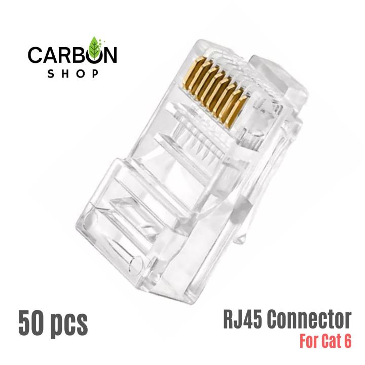 RJ45 Connector for Cat 5 Cat 6 Cat 7 Cable Network Unshielded RJ45 Plug ...
