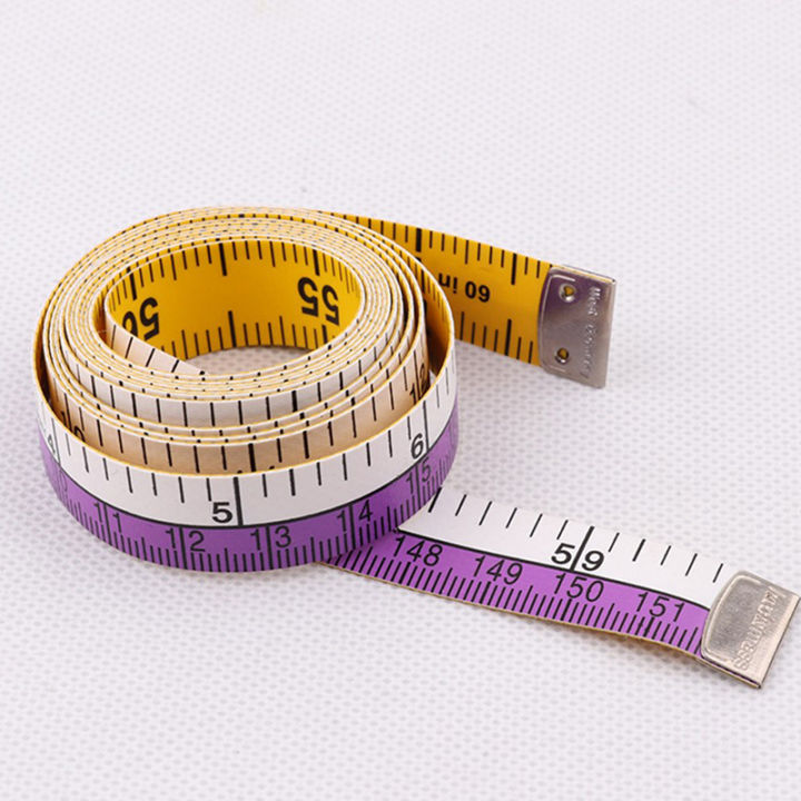 60in Soft Sewing Ruler Meter Sewing Tape Measure Body Clothes Ruler ...