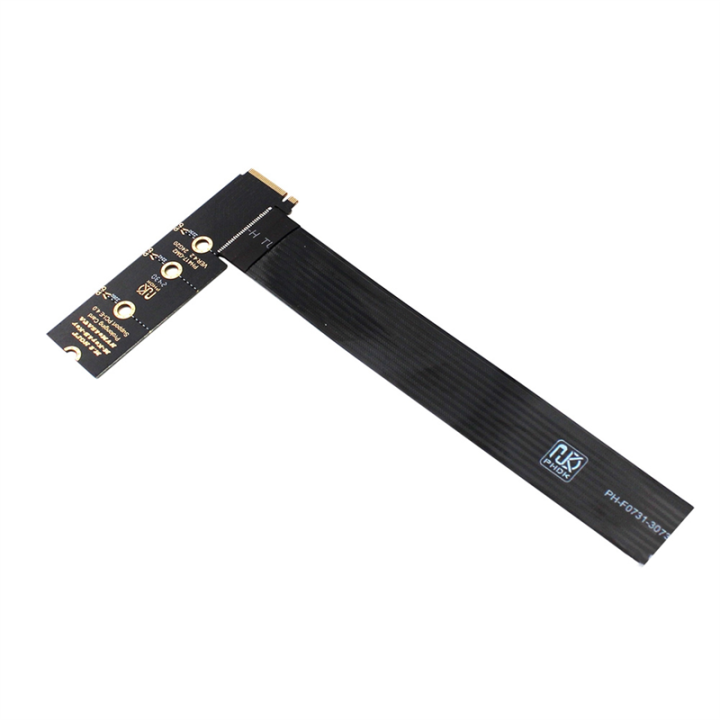 M.2 NVMe SSD Extension Cable PCIe 4.0 X4 M-Key High-Speed Data Transfer ...