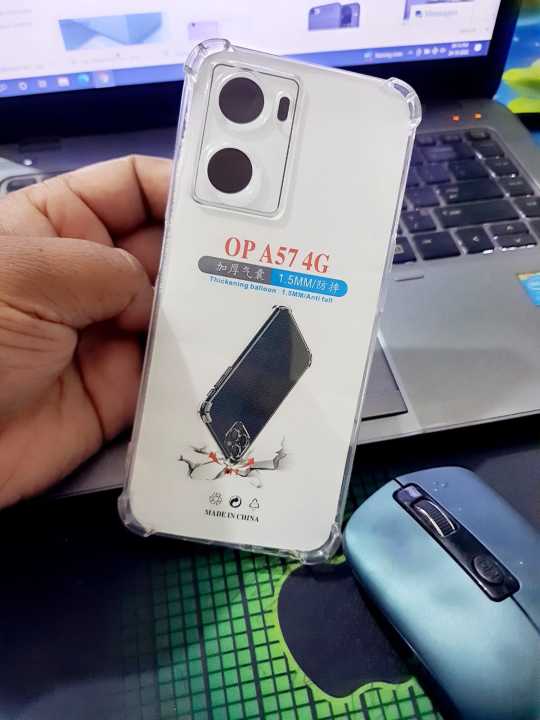 For Oppo A57 4G/5G Transparent Back cover | Daraz.com.bd