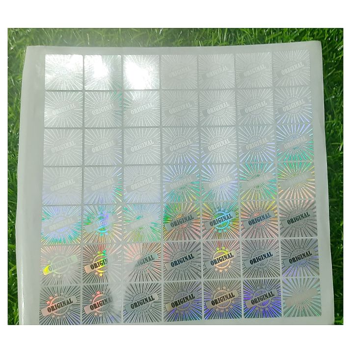ORIGINAL HOLOGRAM STICKER 1 PAPER SILVER | Daraz.com.bd