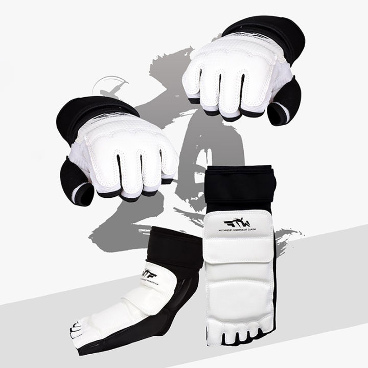 【Fast and Free Delivery】 1Pair Kids Taekwondo Foot Protector Sparring ...