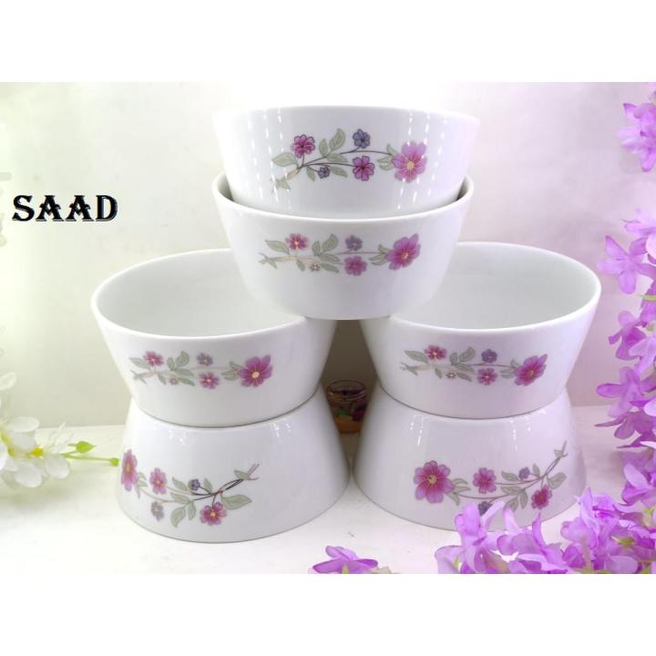 6 Pcs Exclusive Dinner Deep Curry Bowl Set,Soup Bowl,Rejala Bowl Set ...
