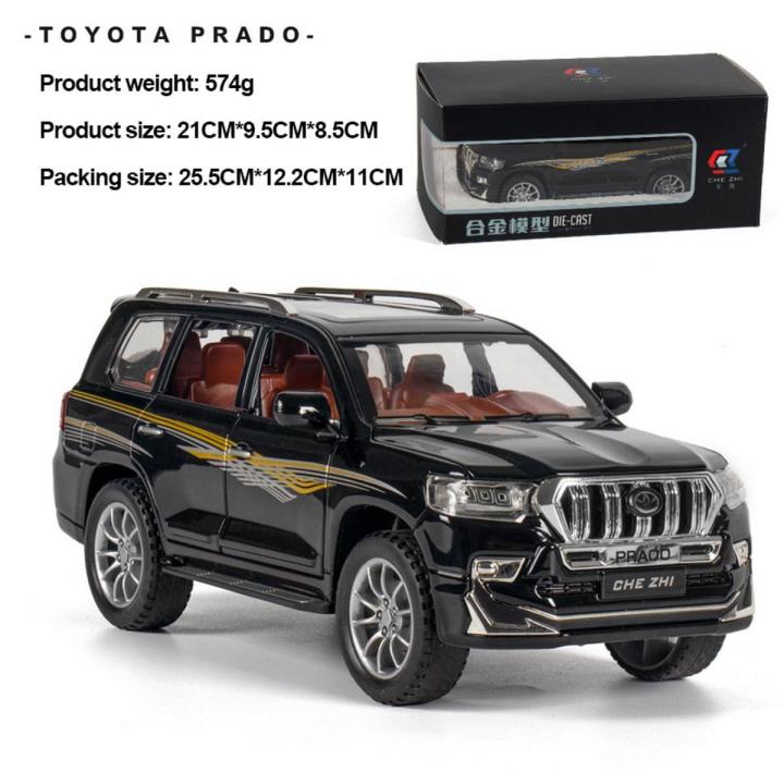 【Toy life hall】NYT 1:24 Toyota Prado Alloy Car Model Children ...