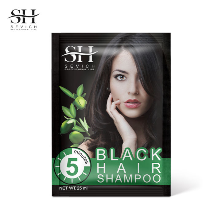 New EVICH 1pc 25ml Black Hair hampoo-15 Min Dye Hair Into Black | Daraz ...