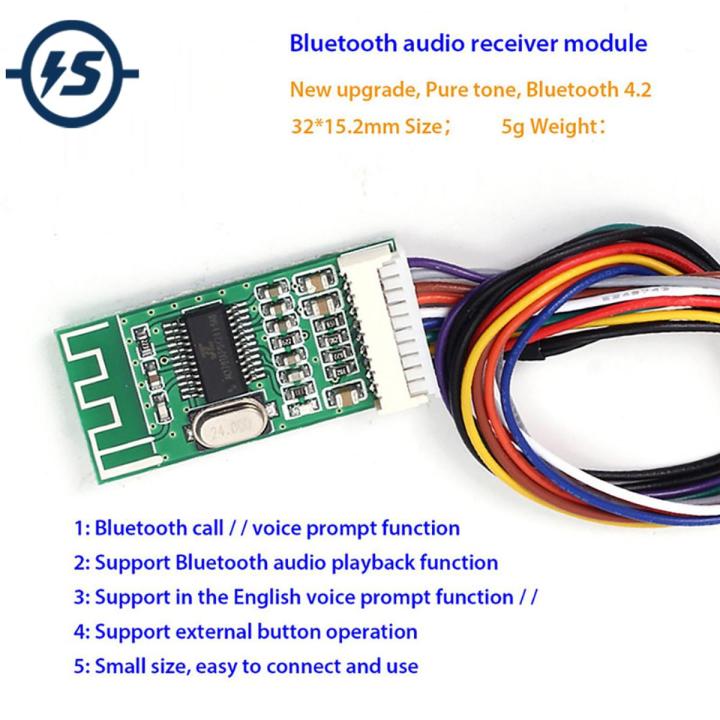 【happy one】KCX_BT002 Bluetooth Audio Receiver Board Module 4.2 Wireless ...