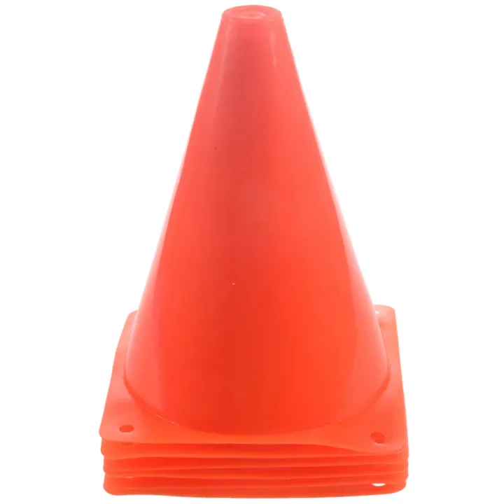 7-Inch Plastic Traffic Cones (6-Pack) Multi-Purpose Cone Traffic Cone ...