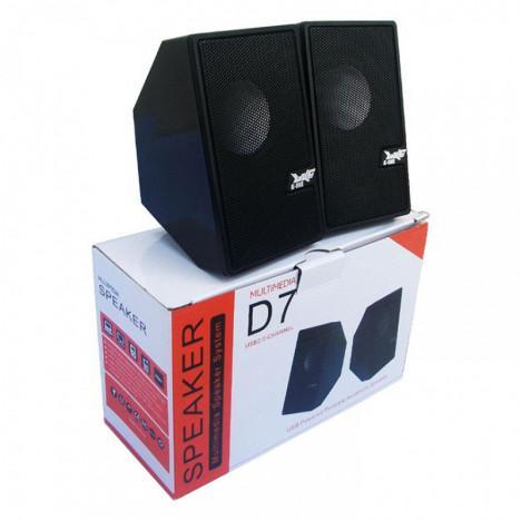 D7 Multimedia Sound Box 3D Speaker System Mini USB 2.0 Computer and ...