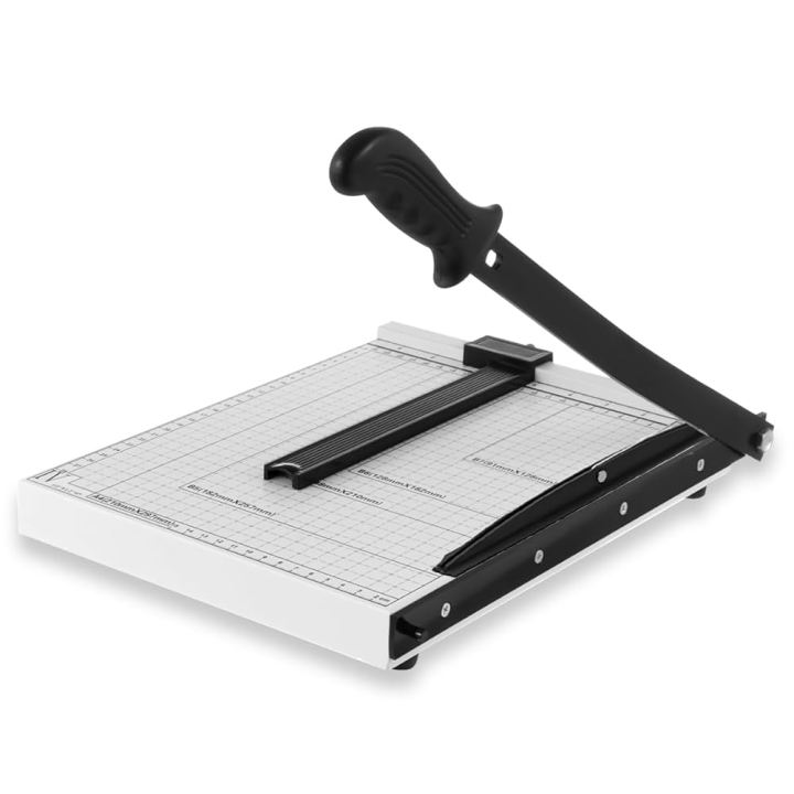 A4 Size Paper Cutter with Steel Base - White | Daraz.com.bd