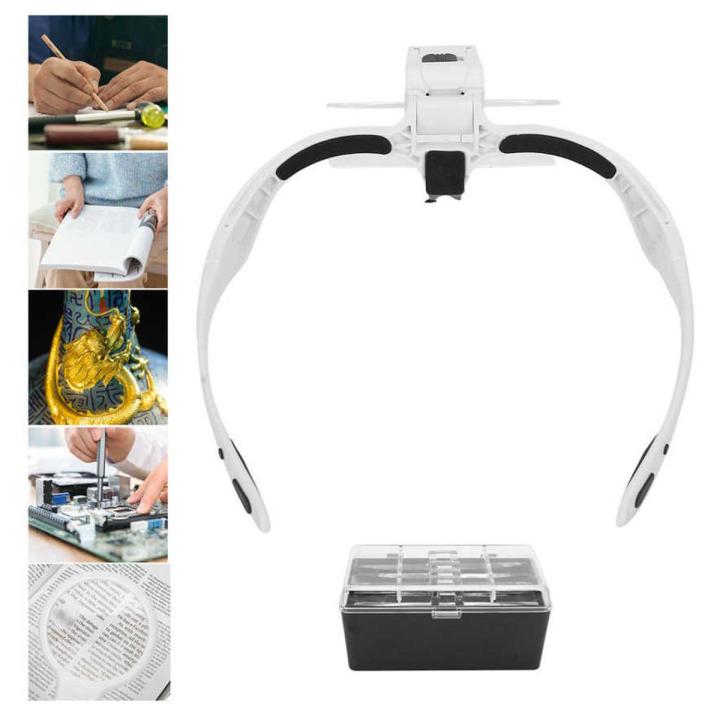 【3C VictoryEagle】1.0x-3.5x Magnifying glass Light eyelash Magnify ...