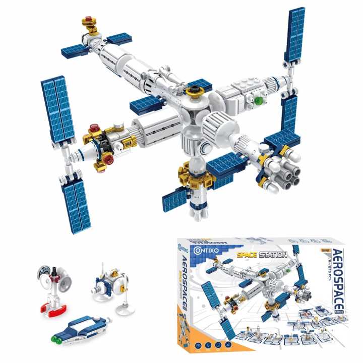 12in1 MOC Aerospaces Space Station Launchs Spacecrafts City Building ...